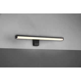 Trio Miroir Mural Lin&eacute;aire Lin Led Noir IP44 Trio Lighting