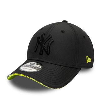 New Era New York Yankees Cap MLB Basecap 9Forty verstelbar Baseball Snapback Kappe Pipe Pop schwarz - One-Size