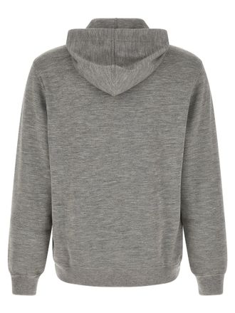 Brunello Cucinelli Cashmere and Silk Hoodie - Gray
