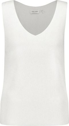 Gerry Weber Femme, Tops, Blanc, Taille: 36 FR Rib Knit Top