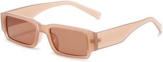 Generic Lunettes De Soleil Dext&eacute;rieur &Agrave; Petite Monture For Hommes, For Les D&eacute;placements Quotidiens, Sports Et Vacances(Brown)