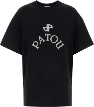 Patou Femme, Tops, Noir, Taille: 42 FR T-shirt Oversize