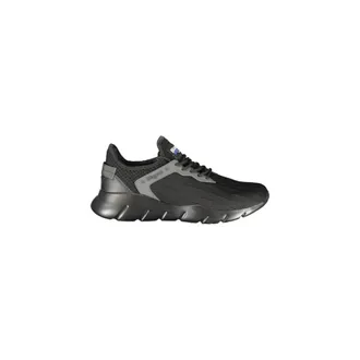 Blauer Sports Sneaker mit Auff&auml;lligem Print - - Shoes - Herren - Schwarzk - 40 EU