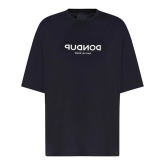 Dondup Girocollo Regular in Jersey Basico - - Tops - Damen - Schwarzk - L