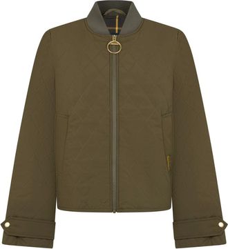 Barbour Femme, Vestes, Vert, Taille: 40 FR Veste Matelass&eacute;e avec Fermeture &Eacute;clair