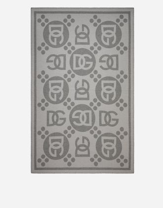 Dolce & Gabbana Wool Jacquard Blanket - Plaid Multicolor Onesize