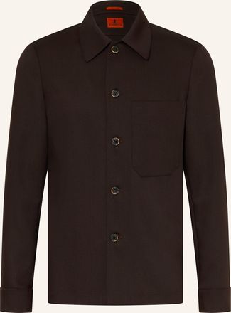 Barena Barena Venezia Overshirt Cedrone braun