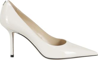 Jimmy Choo London Femme, Chaussures, Blanc, Taille: 38 1/2 EU Escarpins Love 85