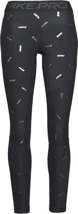 Nike Nike Damen W Np Tight Toss Print Leggings, Black/Dark Smoke Grey, L