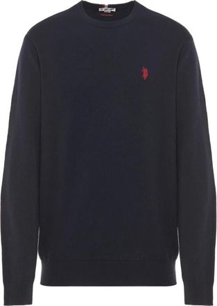 U.S.Polo Association U.s. Polo Assn., Homme, Pulls, Bleu, Taille: 4XL Pull Ras du Cou en Coton et Cachemire