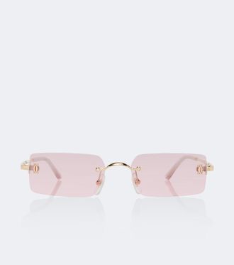 Cartier Eckige Sonnenbrille C De Cartier