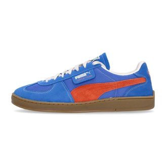 Puma Blau/Orange Wildleder Flacher Schuh - - Shoes - Herren - Blau - 44 EU