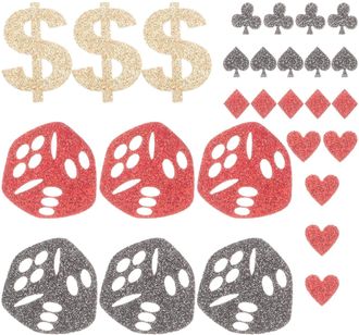 BESPORTBLE IMIKEYA Glitzer Pokerw&uuml;rfel Tischkonfetti aus Vliesstoff f&uuml;r Party Dekoration 2 Beutel Funkelndes Streu Konfetti f&uuml;r Geburtstag Junggesellenabschied T