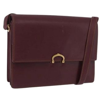 Cartier Pre-owned Cuir sacs-ports-paule - Femme - Pre-owned - Rouge - Taille: ONE Size