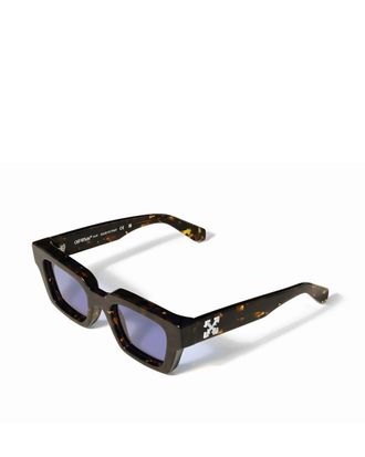 Off-white Unisex Sunglasses Virgil M Shiny Dark Havana Acetate