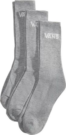 Vans Homme, Sous-v&ecirc;tements, Gris, Taille: L Classic Crew Socks
