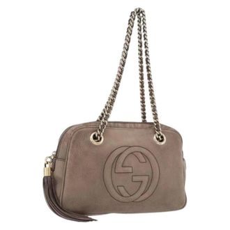 Gucci Sac bandouli&egrave;re vintage doccasion - Femme - Pre-owned - Brun - Taille: ONE Size