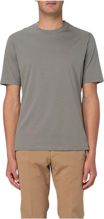 People of Shibuya Homme, Tops, Vert, Taille: M Short Sleeve Crew Neck TShirt