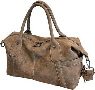 Generic Sac &agrave; bandouli&egrave;re d&eacute;contract&eacute; pour femme, sac &agrave; bandouli&egrave;re de sport | Sac fourre-tout vintage de grande capacit&eacute; pour le golf, le travail, la&eacute;roport,