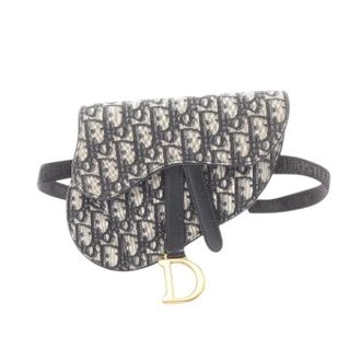 Dior Pre-owned Saddle Oblique G&uuml;rteltasche - - Pre-owned - Damen - Beige - ONE SIZE