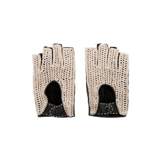 Saison 1865 Mitaine en cuir et crochet