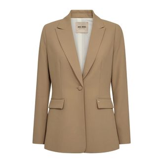 Mos Mosh MOS Mosh, Femme, Vestes, Beige, Taille: 42 FR &Eacute;l&eacute;gant Mmleonora Miley Blazer Tannin