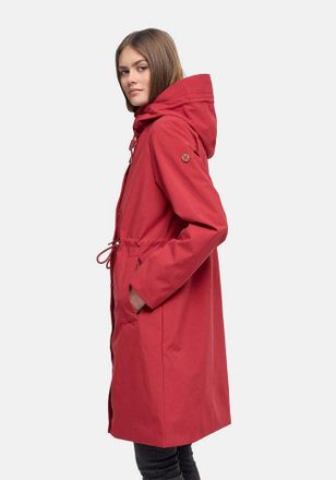 Marikoo Outdoorjacke Zilandaa Moderner Outdoorparka mit Kapuze und Kordelzug