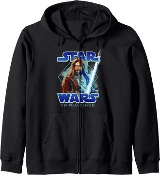 Star Wars Obi-Wan Kenobi Jedi Lightsaber Portrait Kapuzenjacke