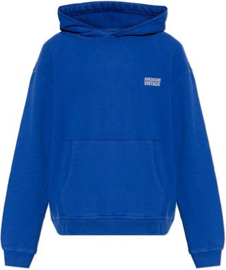 American Vintage Homme, Sweatshirts et sweats &agrave; capuche, Bleu, Taille: XL Plizzy Sweat &agrave; capuche