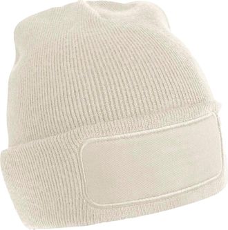 Beechfield B445 Patch Beanie, Almond, XS-XL