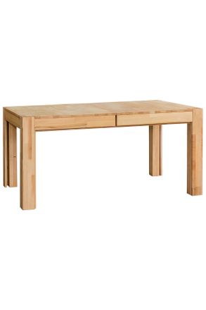 Livetastic Esstisch, Buche, Holz, Kernbuche, massiv, rechteckig, eckig, 90x75x160 cm, ausziehbar, Esszimmer, Tische, Esstische