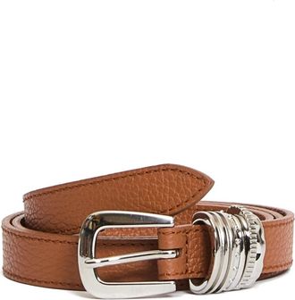 Orciani Femme, Accessoires, Brun, Taille: 80 CM Leather Belt