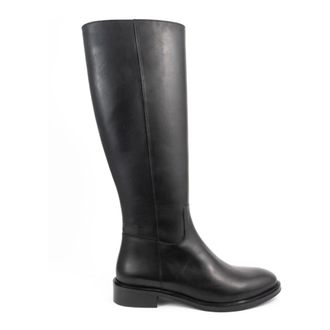 Sergio Moretti L&auml;ssige schwarze lange Stiefel - - Shoes - Damen - Schwarzk - 39 EU