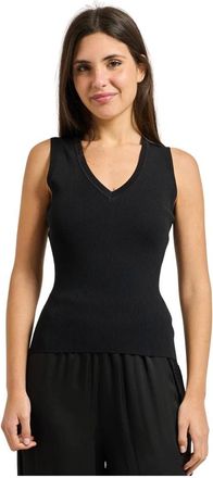 Manila Grace Femme, Pulls, Noir, Taille: 38 FR Knit Top