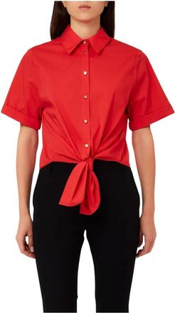 Liu Jo Femme, Blouses et Chemises, Rouge, Taille: 40 FR Blouse