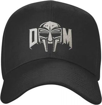Generic Casquette de baseball personnalis&eacute;e Doom Hip Hop Casquette de baseball Hommes Femmes Respirant Madvillain Skull Trucker Chapeau Cadeau dext&eacute;rieur