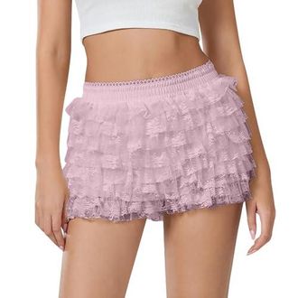 Generic Lolita Short à volants en dentelle pour femme Motif citrouille, RD1., M