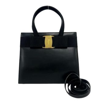 Ferragamo Sac &agrave; main Pre-owned- Sac bandouli&egrave;re - Femme - Pre-owned - Noir - Taille: ONE Size