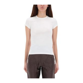 Rick Owens Cropped Level T - - Tops - Damen - Wei&szlig; - XS