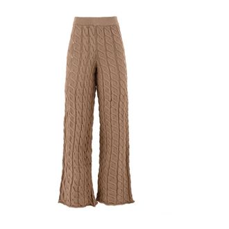 Akep Weite Hosen - - Trousers - Damen - Braun - M