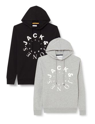 Jack & Jones JJWARRIOR Sweat Hood 2PK MP
