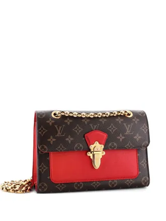 Louis Vuitton Victoire Handbag Monogram Canvas and Leather shoulder bag - Marron