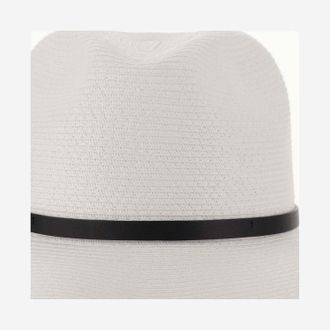 Filippo Catarzi Womens Paper Blend Hat White