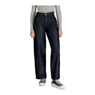 Calvin Klein Jeans High-Rise Skinny Fit Jeans mit Taschen - - Jeans - Damen - Blau - W28