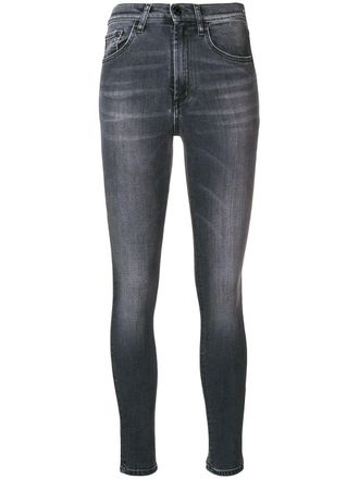 Marcelo Burlon jean slim &agrave; imprim&eacute; au dos - Noir