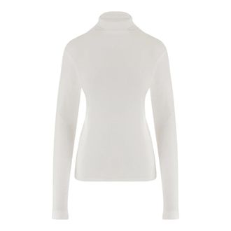 Vince Eleganter Rollkragenpullover mit langen &Auml;rmeln - - Knitwear - Damen - Wei&szlig; - XL
