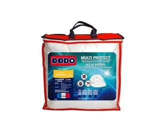 Dodo Couette Temp&eacute;r&eacute;e Multi Protect 200x200 cm - Convient 2 Personnes - Anti-Acariens et Punaises de Lit - Tissu 100% Polyester - Garnissage 100% Polyester