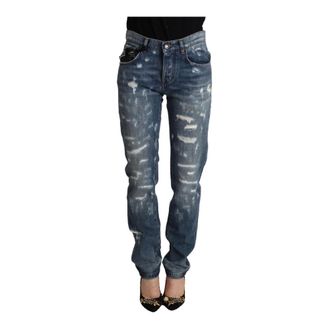 Dolce & Gabbana Femme, Jeans, Bleu, Taille: 32 FR Jean Slim en Denim lgant pour Femme Moderne
