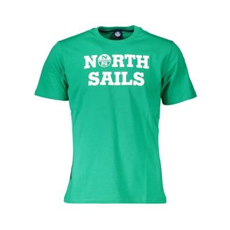 North Sails Gr&uuml;nes Baumwoll Herren T-Shirt - - Tops - Herren - Gr&uuml;n - M
