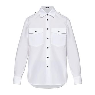 Versace Damen, Blusen & Hemden, Weiß, MGröße